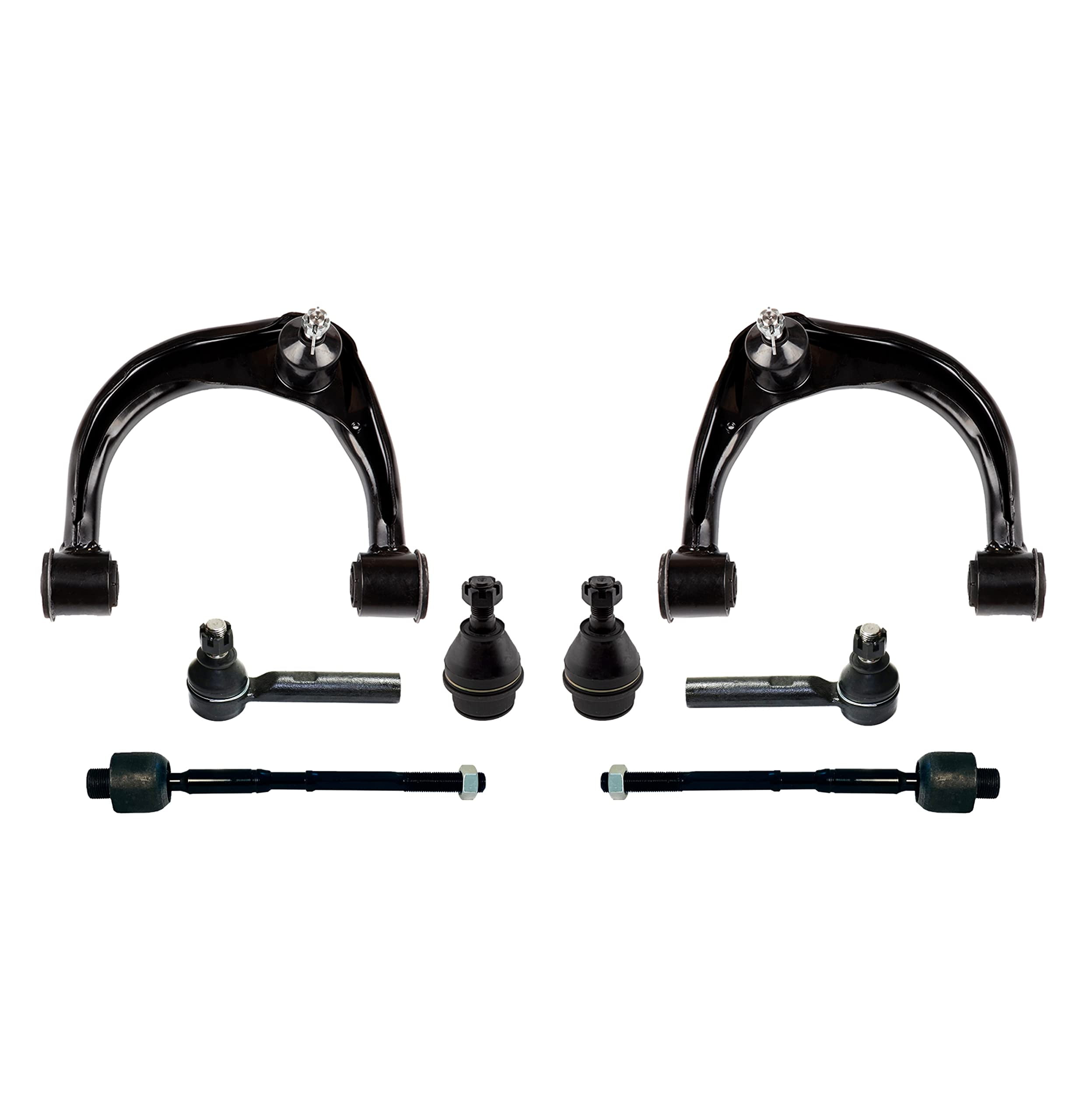 8 Pc Front Suspension Kit Upper Control Arms + Lower Ball Joints ...