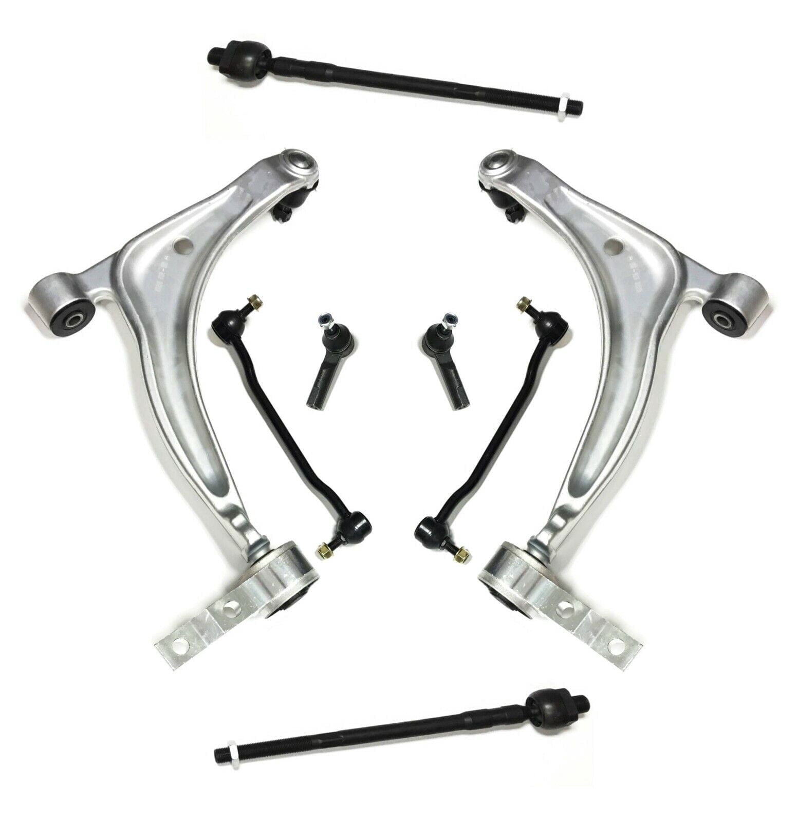 8 Pc Front Sway Bar Links Tie Rod Ends Control Arm with Ball Joints ...