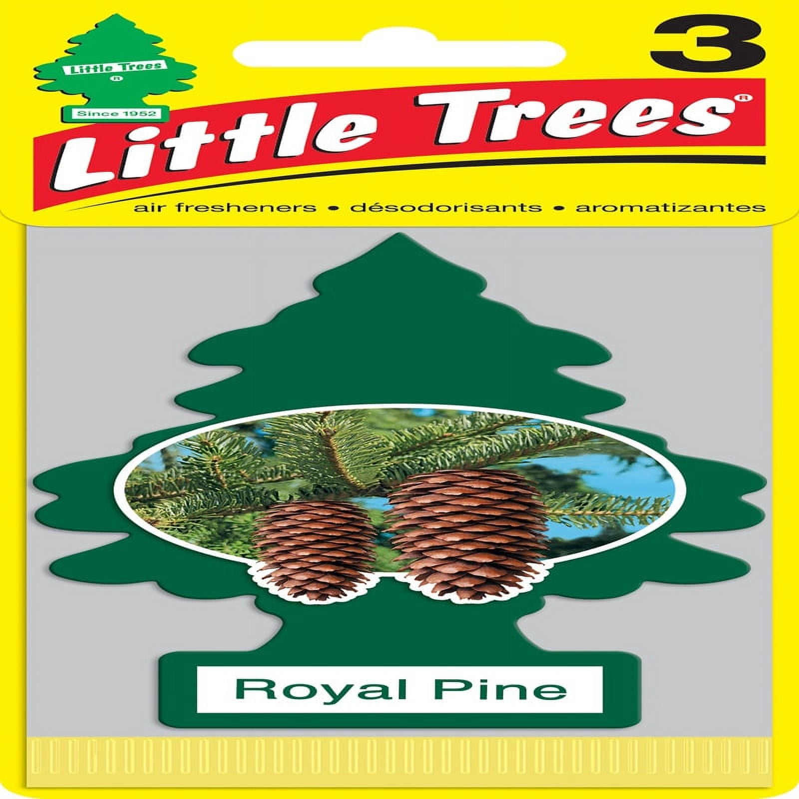 8 Pc, Little Trees Green Royal Pine Air Freshener 3 Pk - Walmart.com