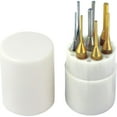 8 Pc Pin Punch Set [Steel & Brass Set of 4 each] - Walmart.com
