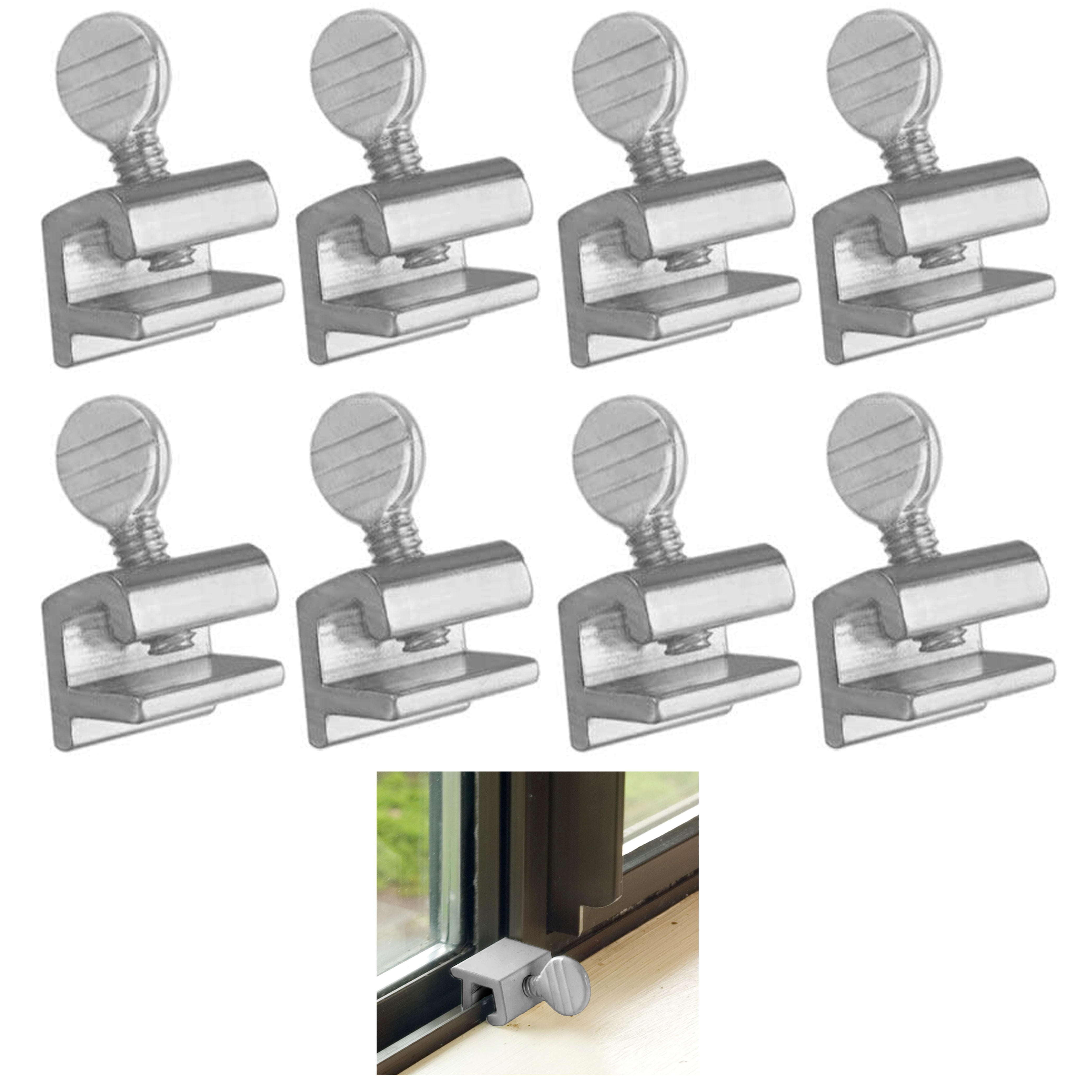 ATB 8 Pc High Security Sliding Window Locks with Easy Installation and ...
