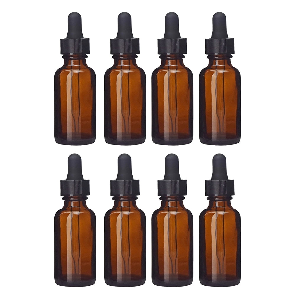 8 Pcs 15ml Women Essential Oil Bottle Retro Antique Glass Empty ...