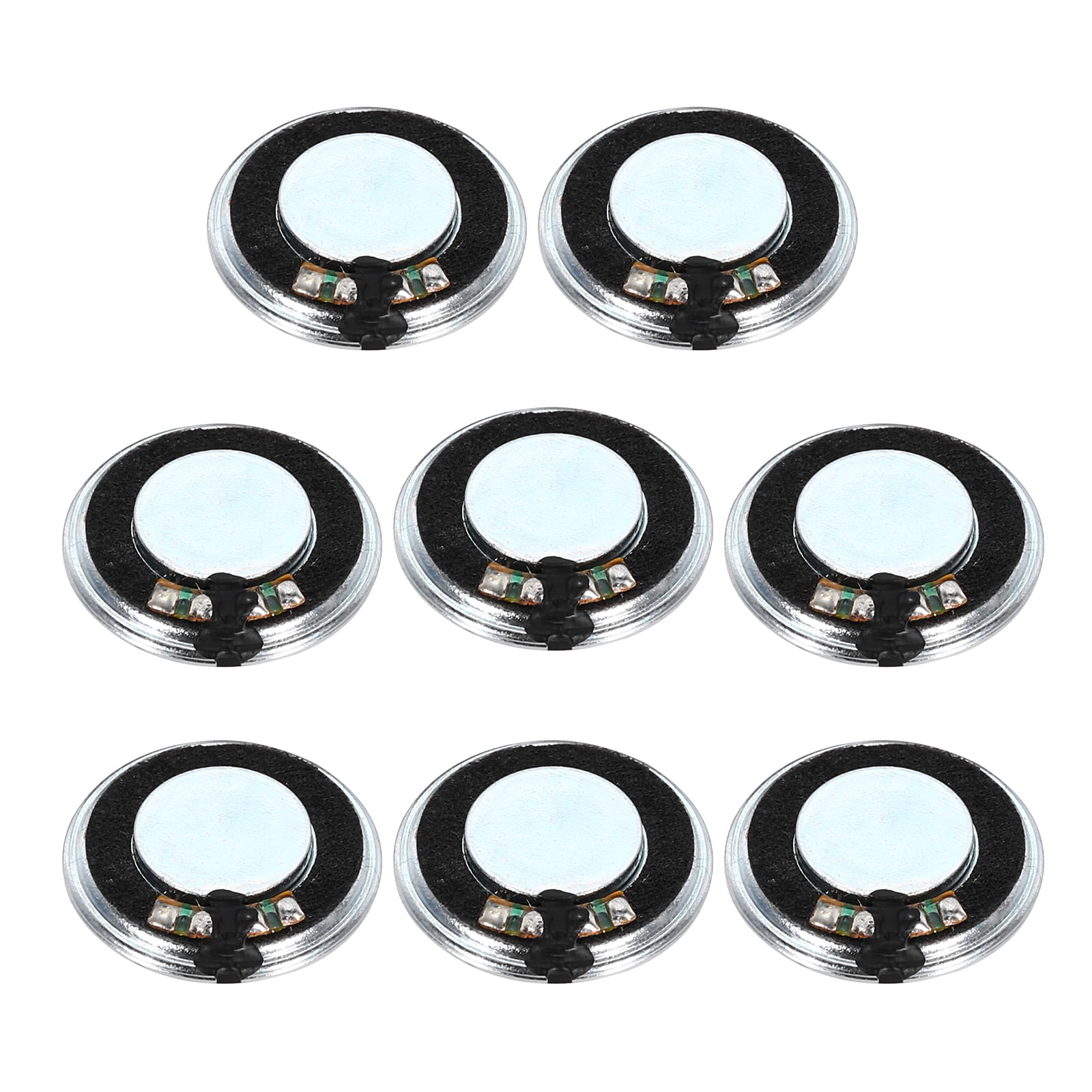 8 Pcs 1W 8 Ohm Small Speakers Metal Shell Round Internal Micro Magnet Speaker - Walmart.com