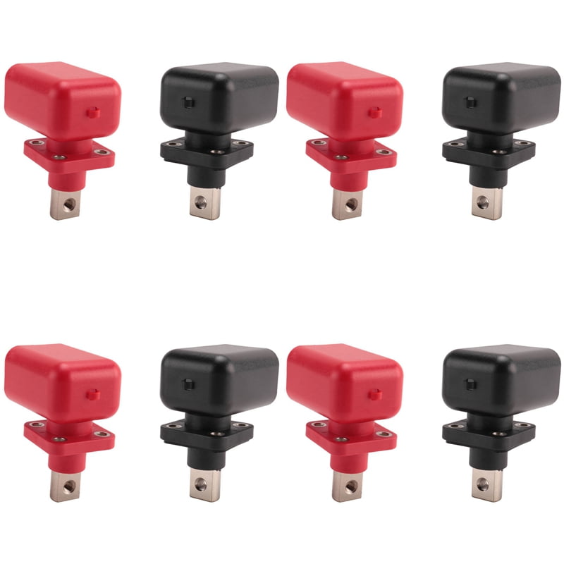 8 Pcs 200A All-Copper Lithium Battery Post High-Current Copper Terminal ...