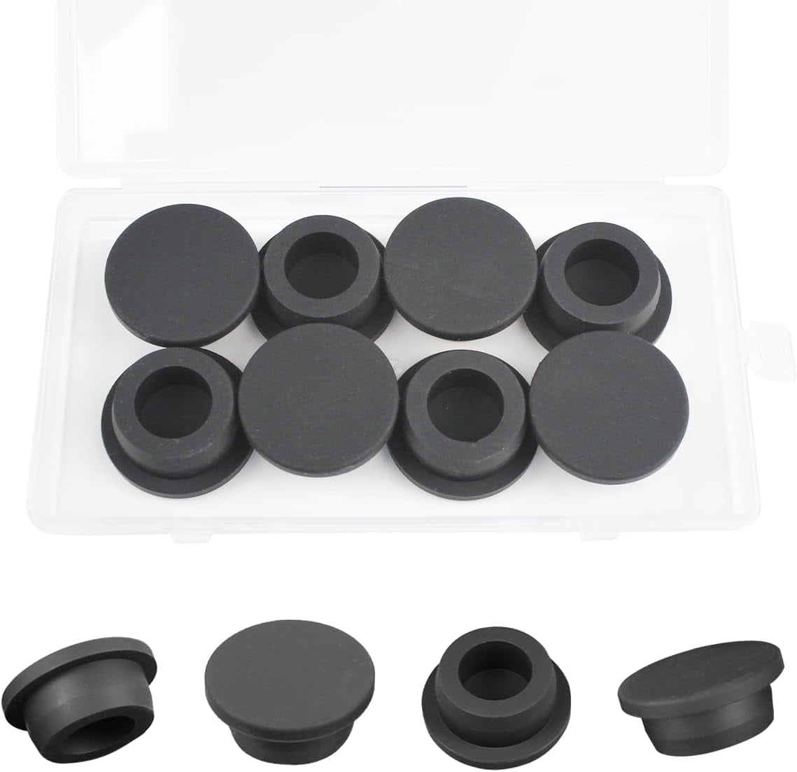 8 Pcs 26 mm/1 in Silicone Rubber Plug for 25-26mm Round Holes ...