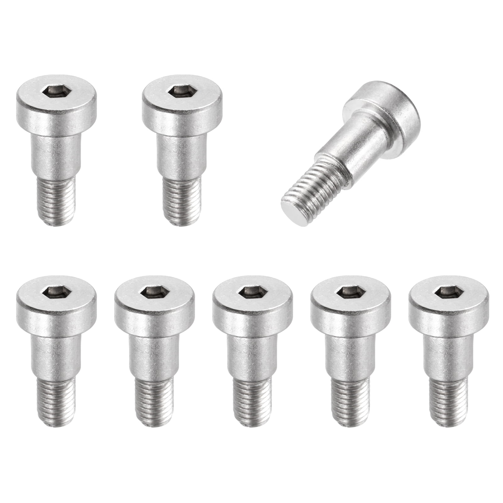 8 Pcs 304 Stainless Steel Shoulder Bolt 10mm Shoulder Dia 12mm Shoulder ...