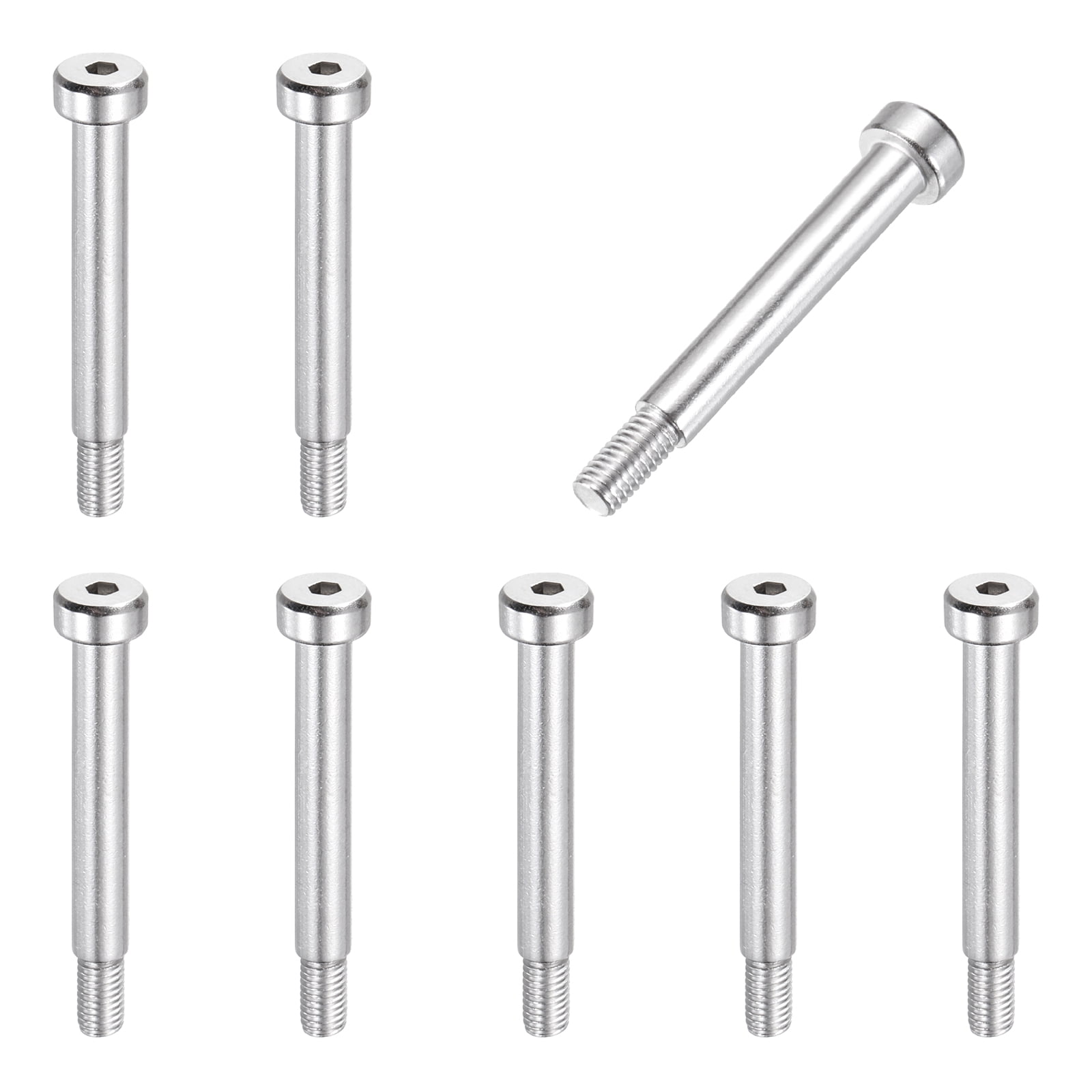 8 Pcs 304 Stainless Steel Shoulder Bolt 6mm Shoulder Dia 35mm Shoulder ...