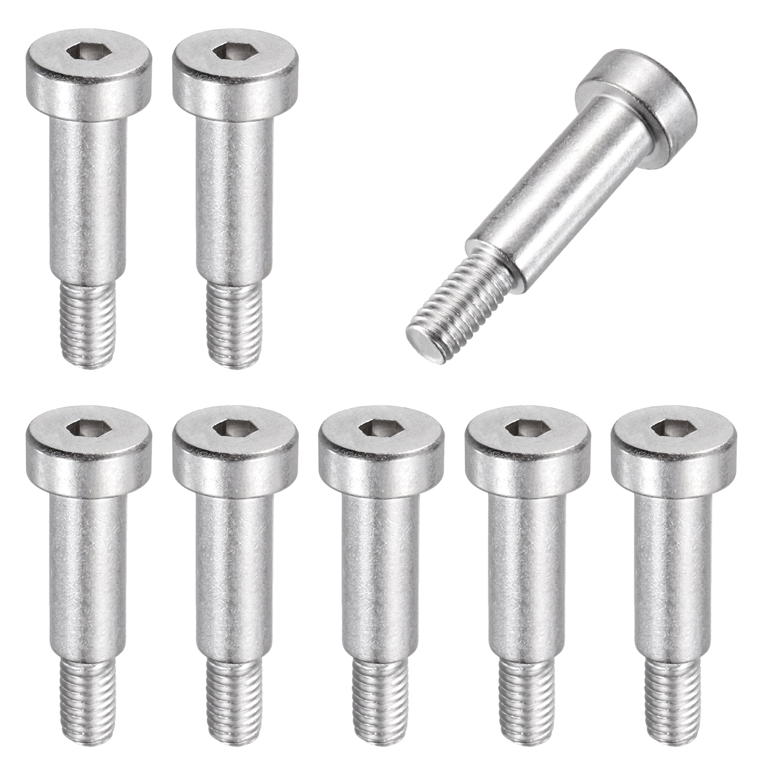 8 Pcs 304 Stainless Steel Shoulder Bolt 8mm Shoulder Dia 18mm Shoulder ...