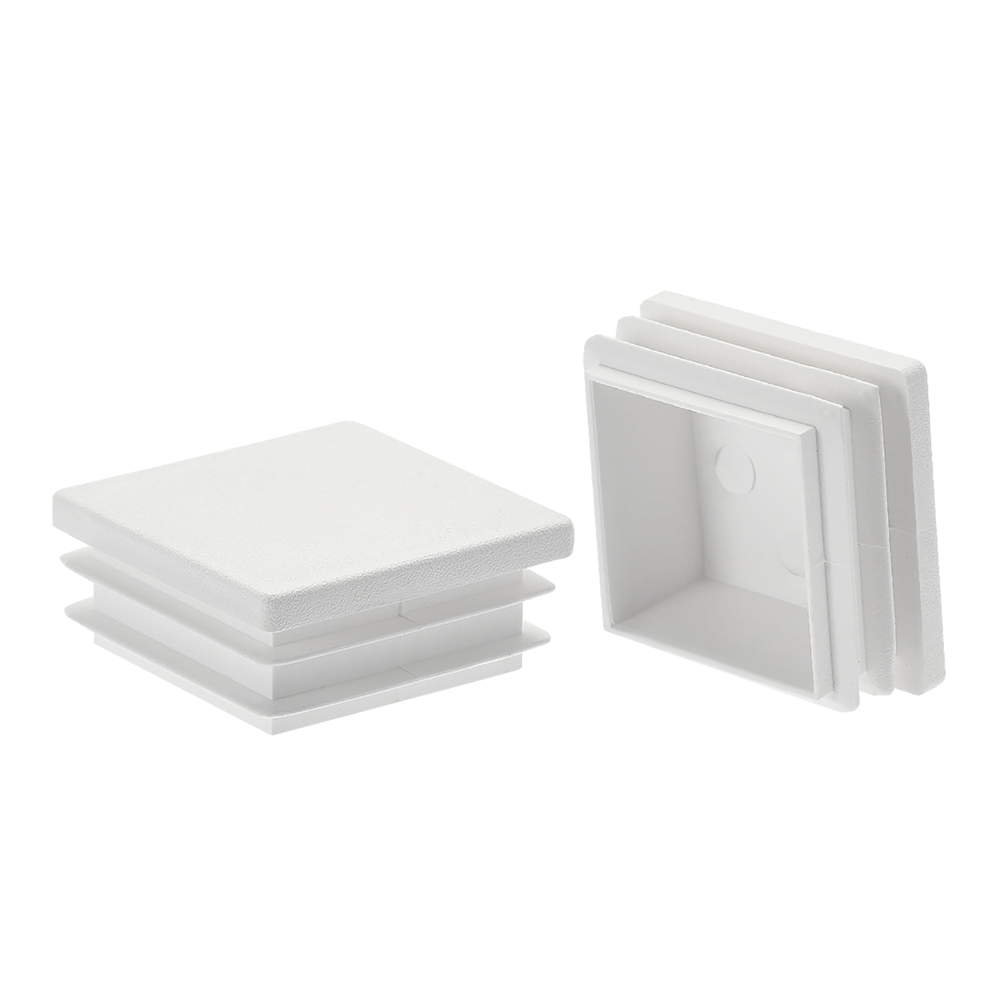 8 Pcs 38mmx38mm(1.5inch) Plastic Tubing Plug Square Post End Caps for ...