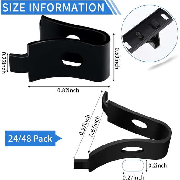 8 Pcs 40 Inch Shelf Pilaster Tracks and 24 Pcs Shelf Clips Adjustable ...