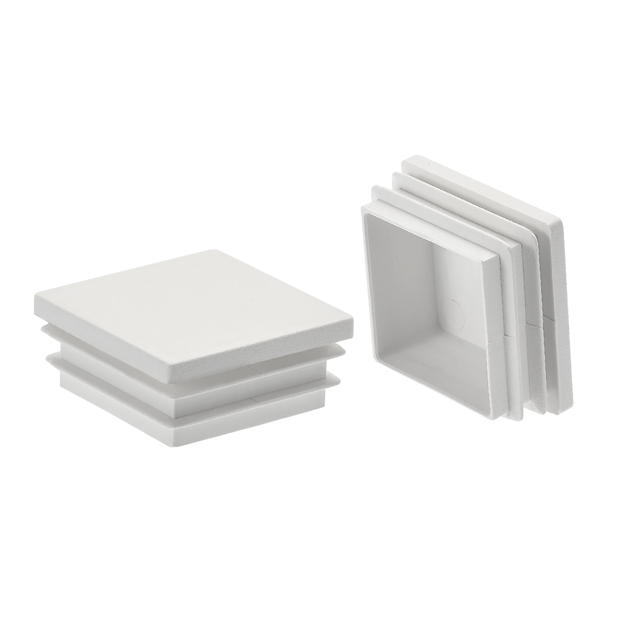 8 Pcs 40mmx40mm(1.6inch) Plastic Tubing Plug Square Post End Caps for ...