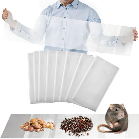 8 Pcs 47 Inch Ultra Large Sticky Mouse Glue Traps Sticky Rat Trap That ...