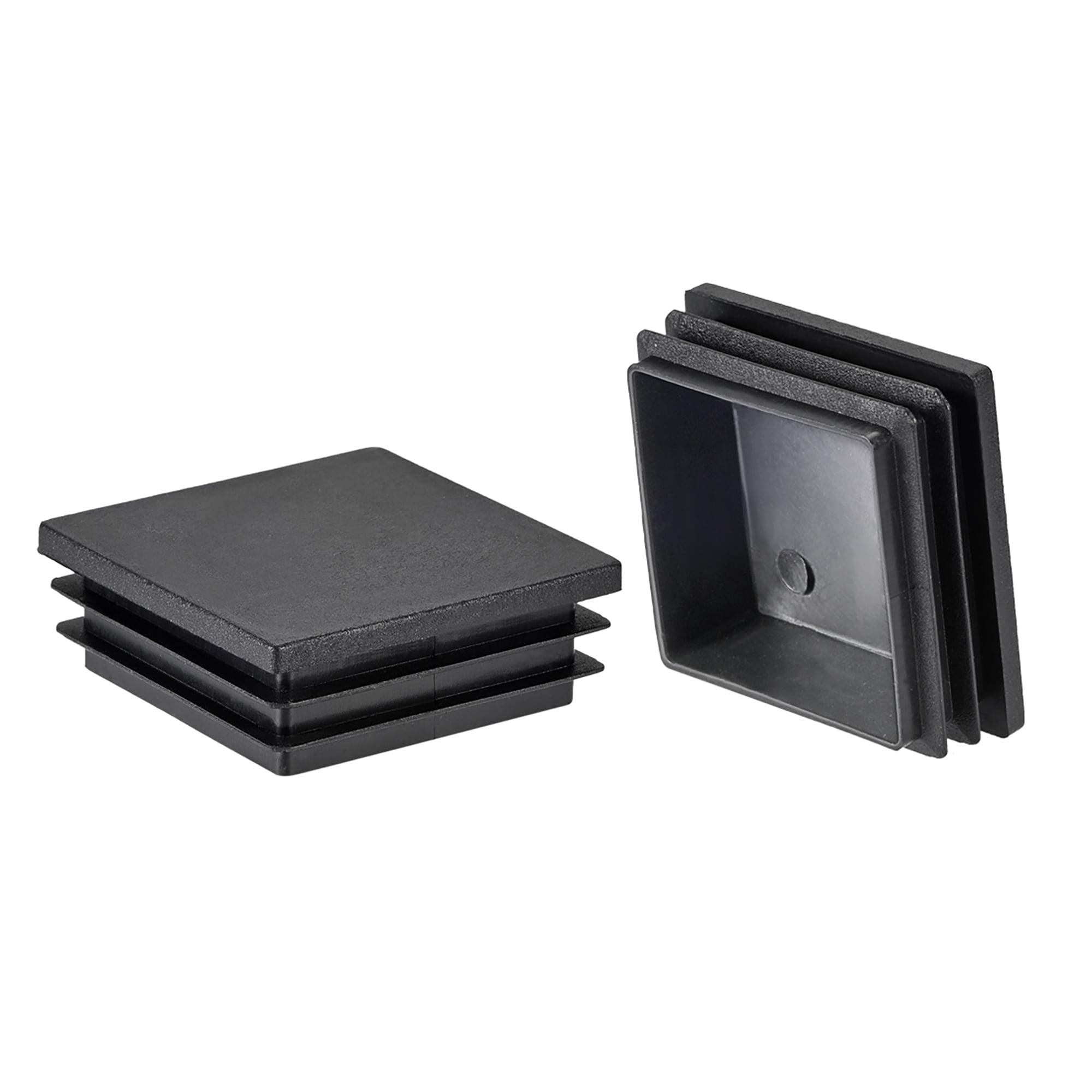 8 Pcs 50mmx50mm(2inch) Plastic Tubing Plug Square Post End Caps for ...