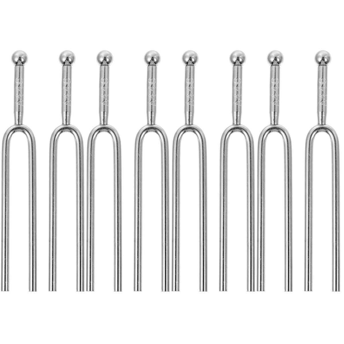 8 Pcs A 440hz Standard Tuning Forks Music Instrument Guitar Tuning ...