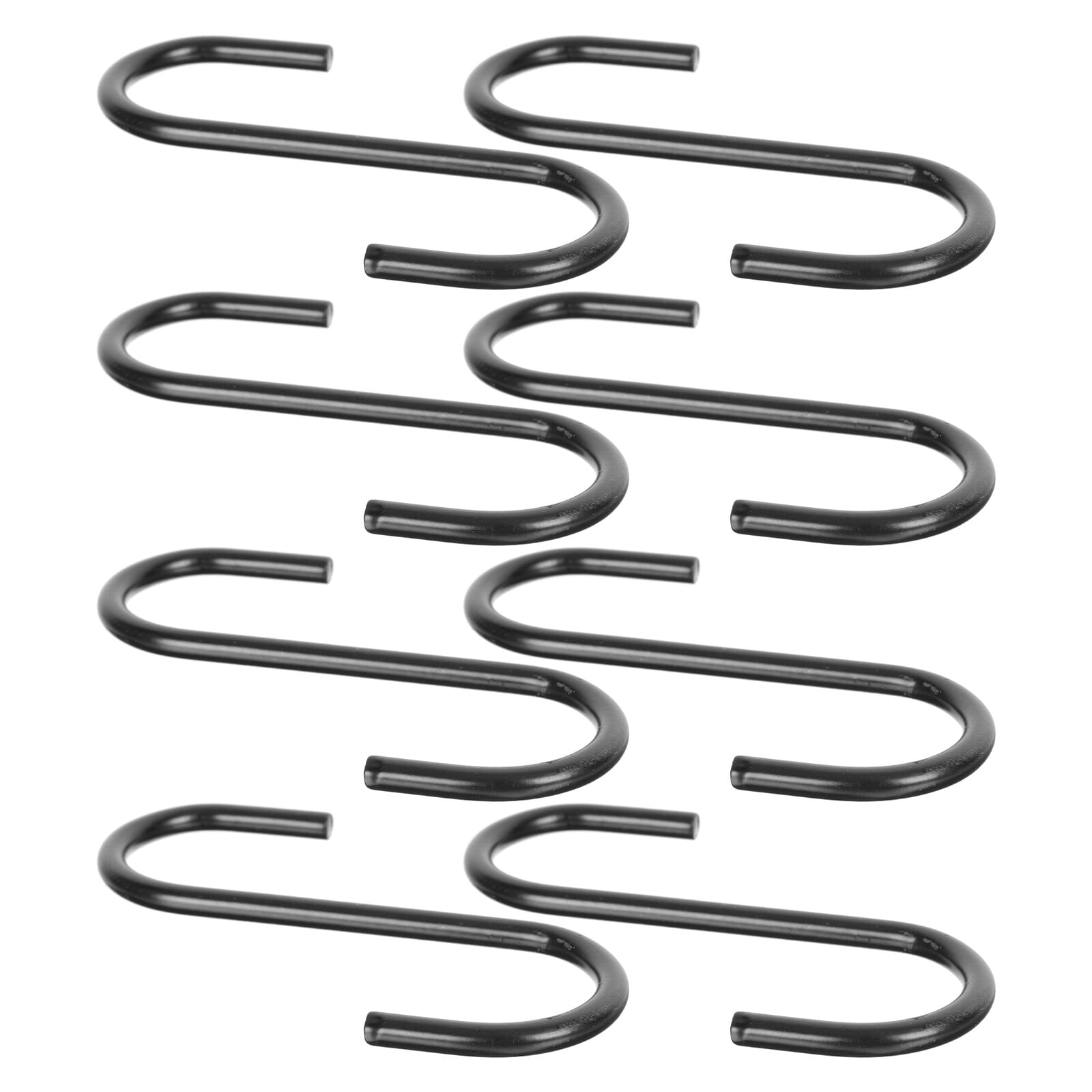 8 Pcs Adhesive Hooks S-shaped Kitchen Utensil Hanger Pot Hangers ...