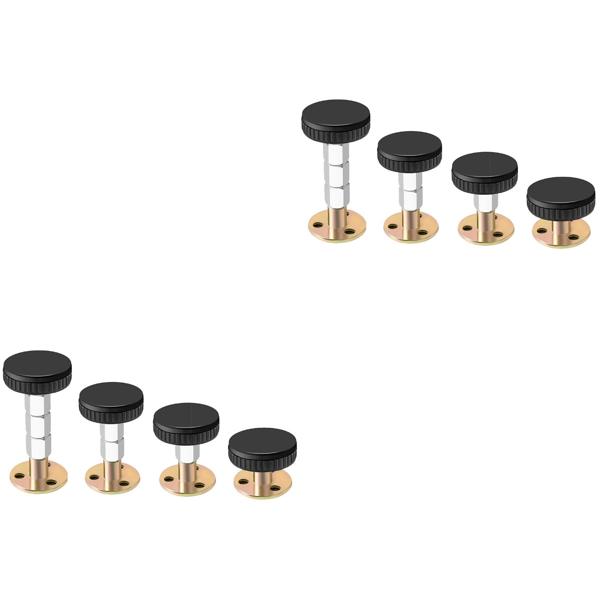 8 Pcs Adjustable Bed Frame Wall Headboard Stoppers Bed Stabilizer Anti ...