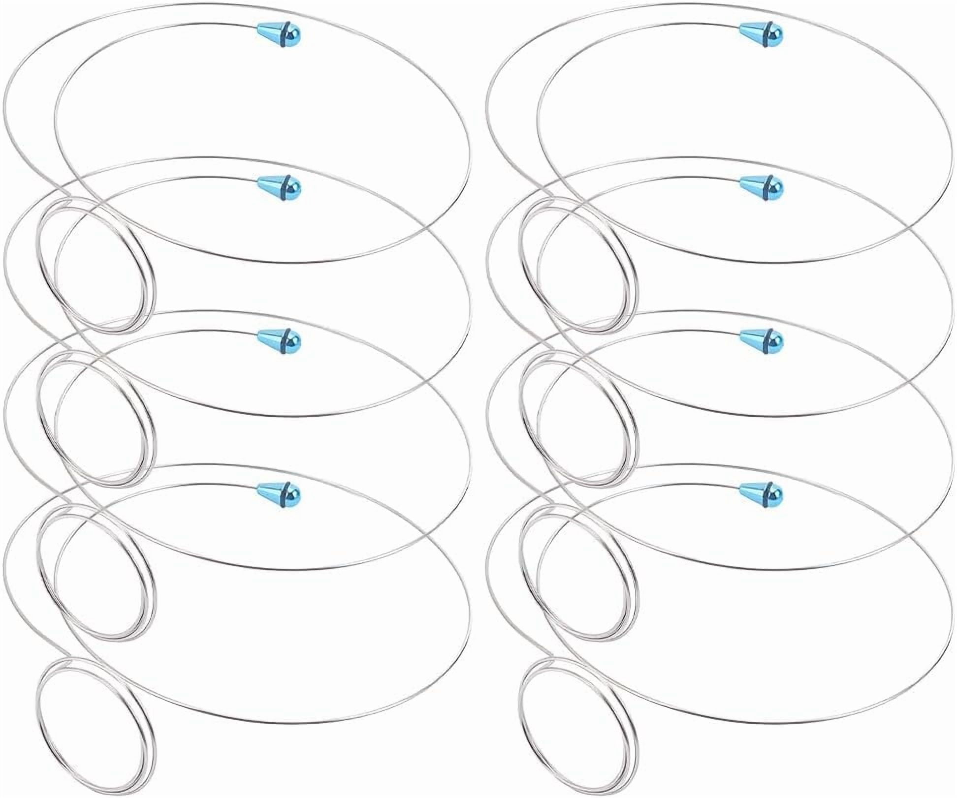 8 Pcs Adjustable Magnifier Loupe Holder Steel Circle Fixing Head Loupe ...