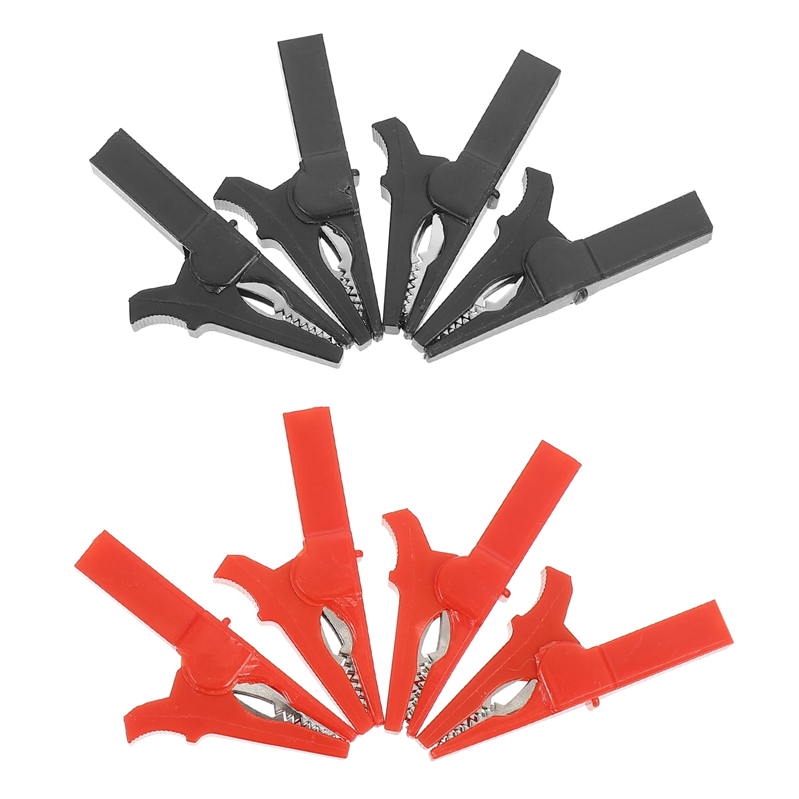 8 Pcs Alligator Clips for Multimeter Spring Battery Charger Clamps Car ...