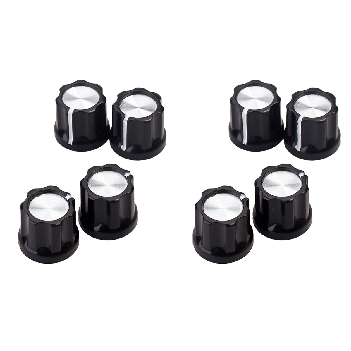8 Pcs Amplifier D-type Shaft Amp Knob Guitar Pedal Knobs Guitar Tuning ...