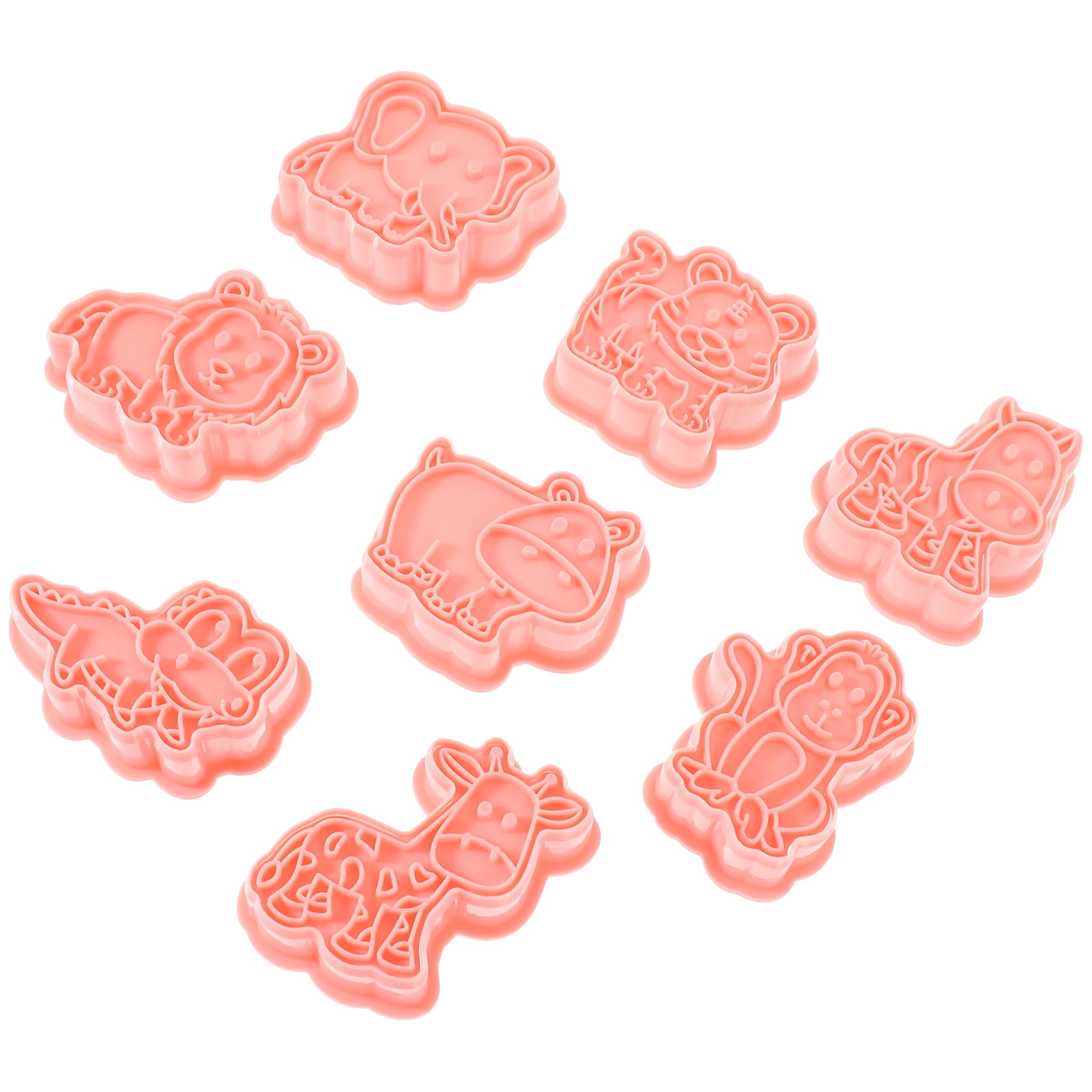 8 Pcs Animal Crackers Postage Stamps Cookie Cutter Stamps Cake Decor ...