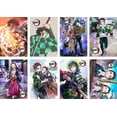 8 Pcs Anime cartoon Demon Slayer Poster Cool Wall Decor Art Print ...