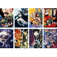 8 Pcs Anime cartoon Demon Slayer Poster Cool Wall Decor Art Print ...