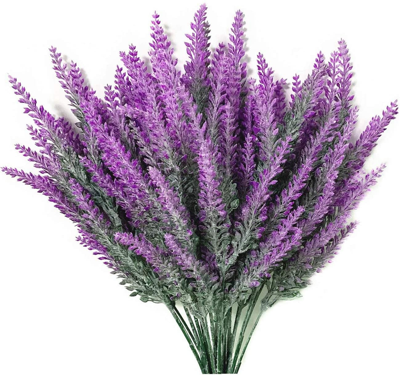 8 Pcs Artificial Lavender Flowers, Viworld Plastic Plants Fake ...