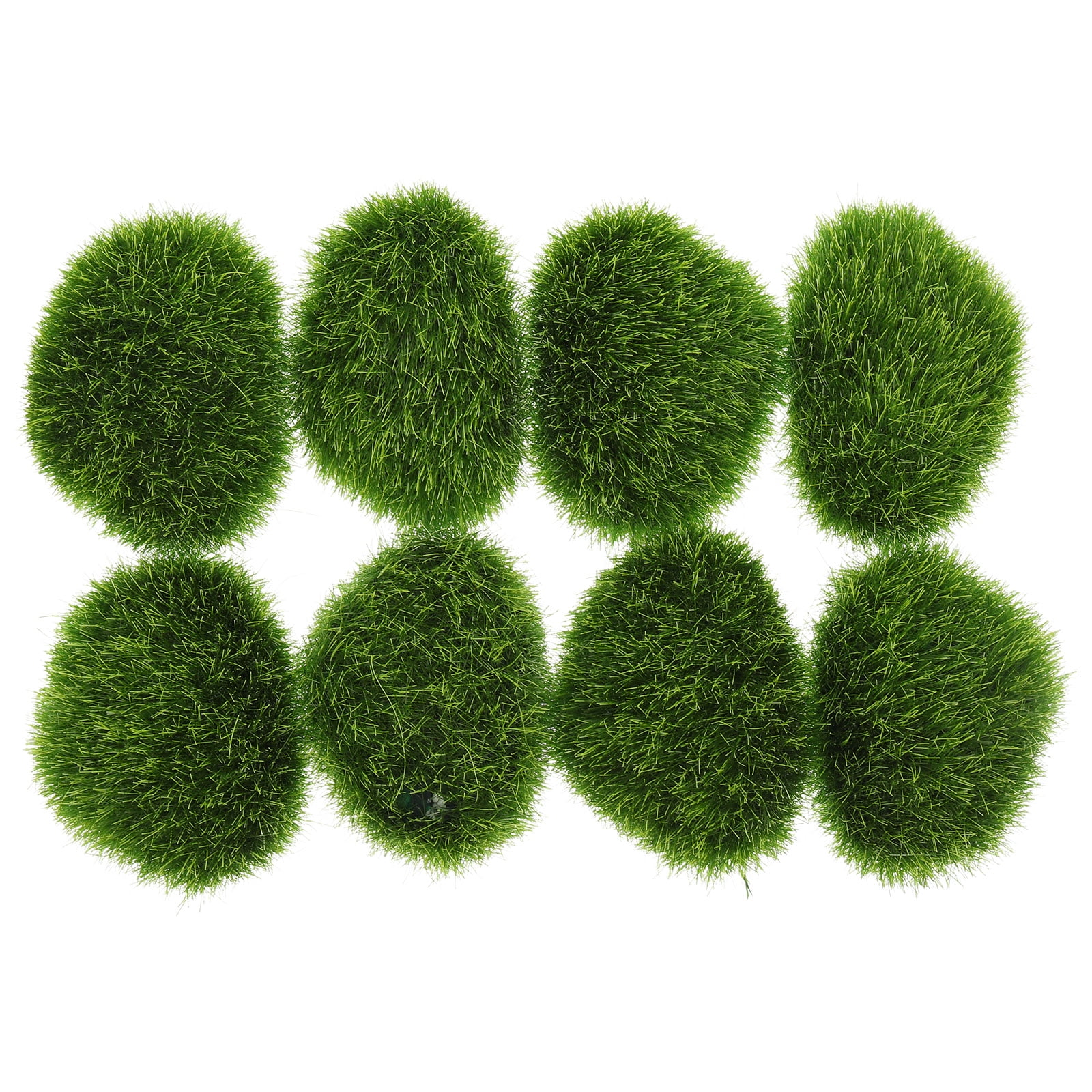 8 Pcs Artificial Moss Artificial Plants Pot Plants Indoor Green Moss ...