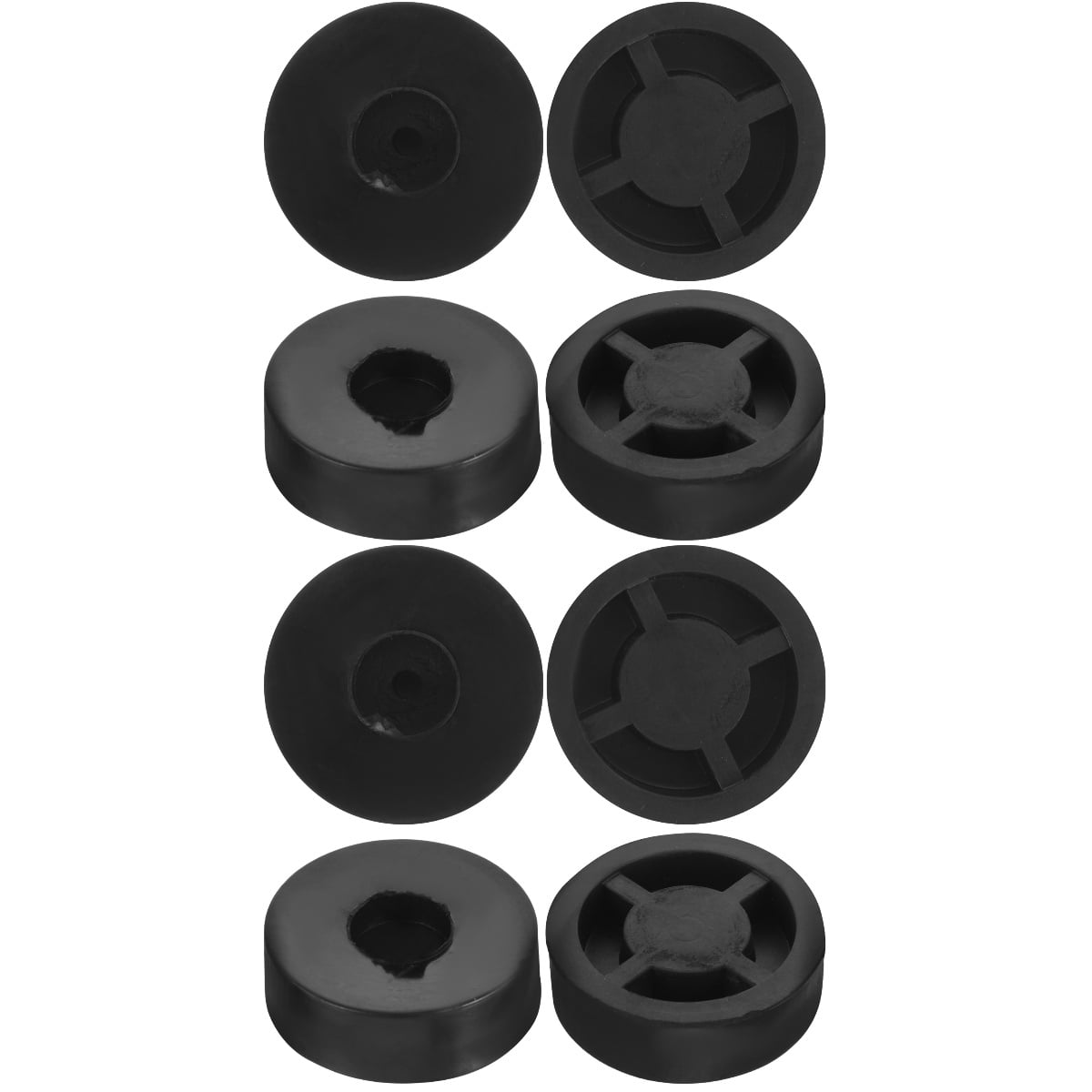 MERRYHAPY Black Rubber Subwoofer Isolation Pads Absorbers for Audio ...