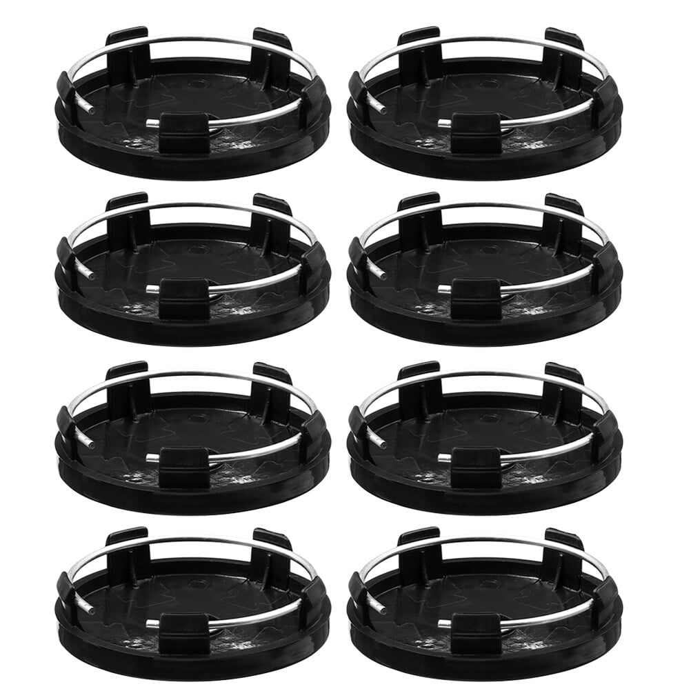 Universal Plastic Wheel Center Caps Cover for Home Use Black Classic ...