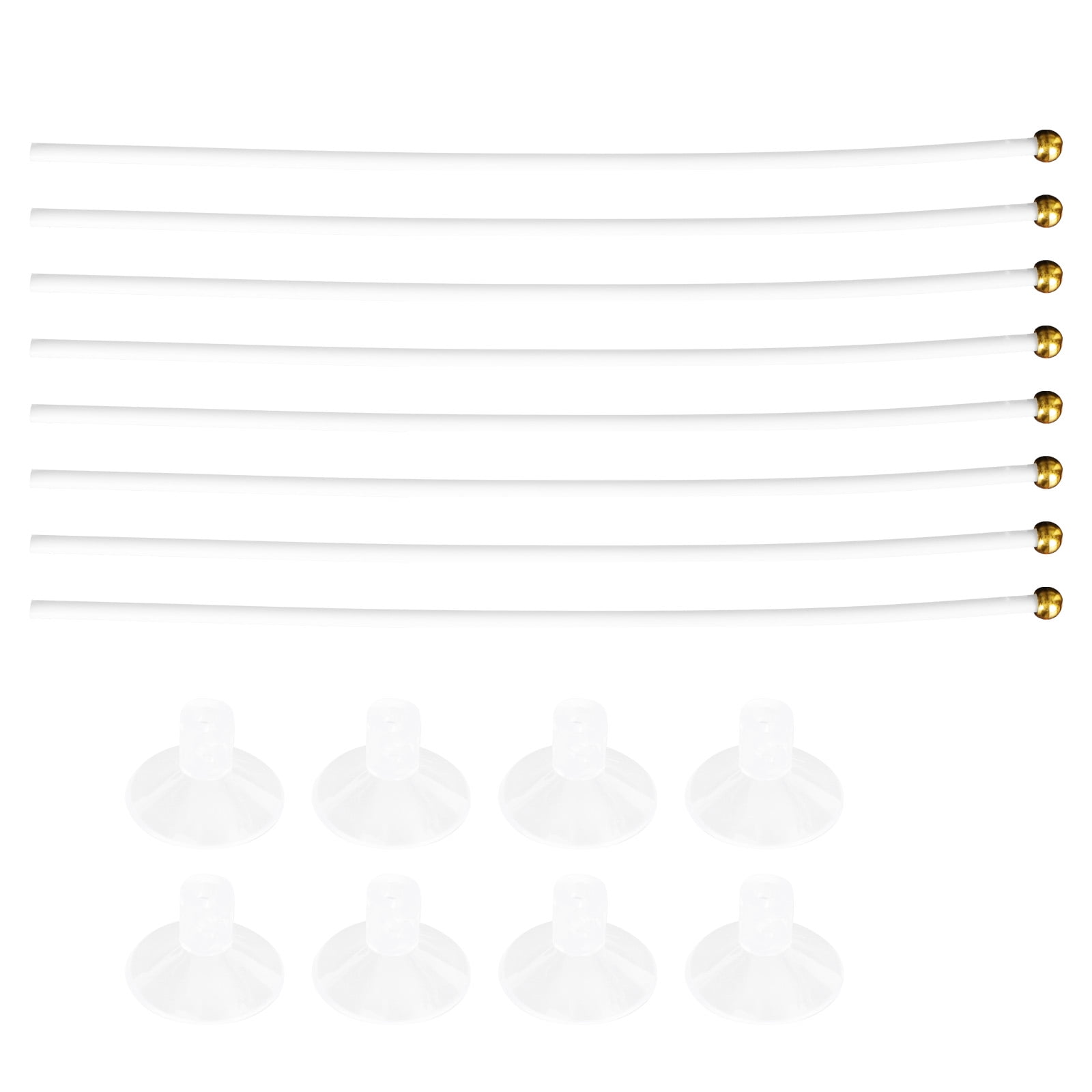 8 Pcs Auto Window Flag Pole Vehicle Flagpole for Family and Friends ...