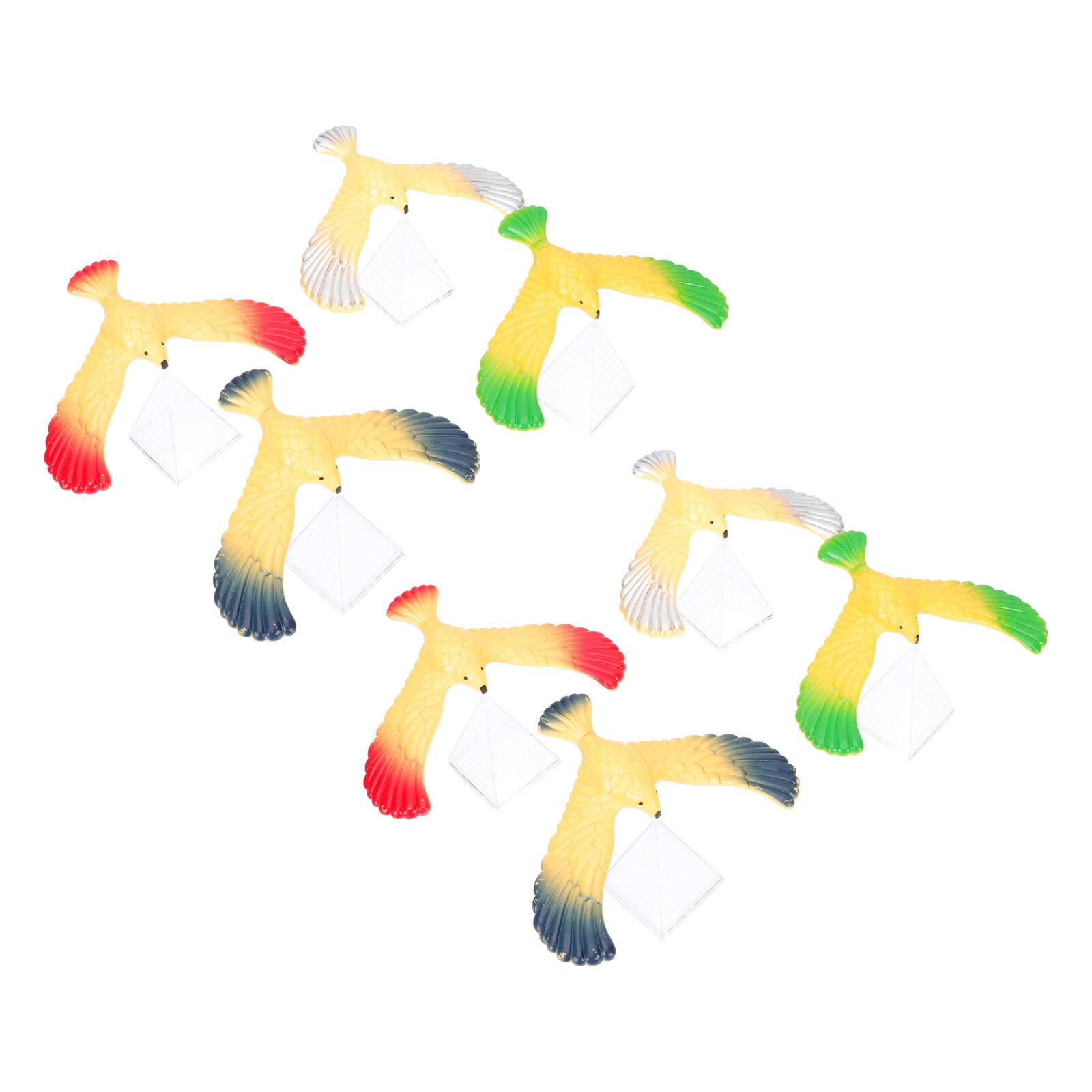 8 Pcs Balance Bird Kids Toys Balance Finger Toy Balancing Birds Retro ...