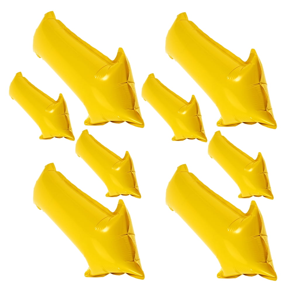 8pcs Arrow Shaped Foil Balloons Bridal Shower Balloons Inflatable Arrow ...