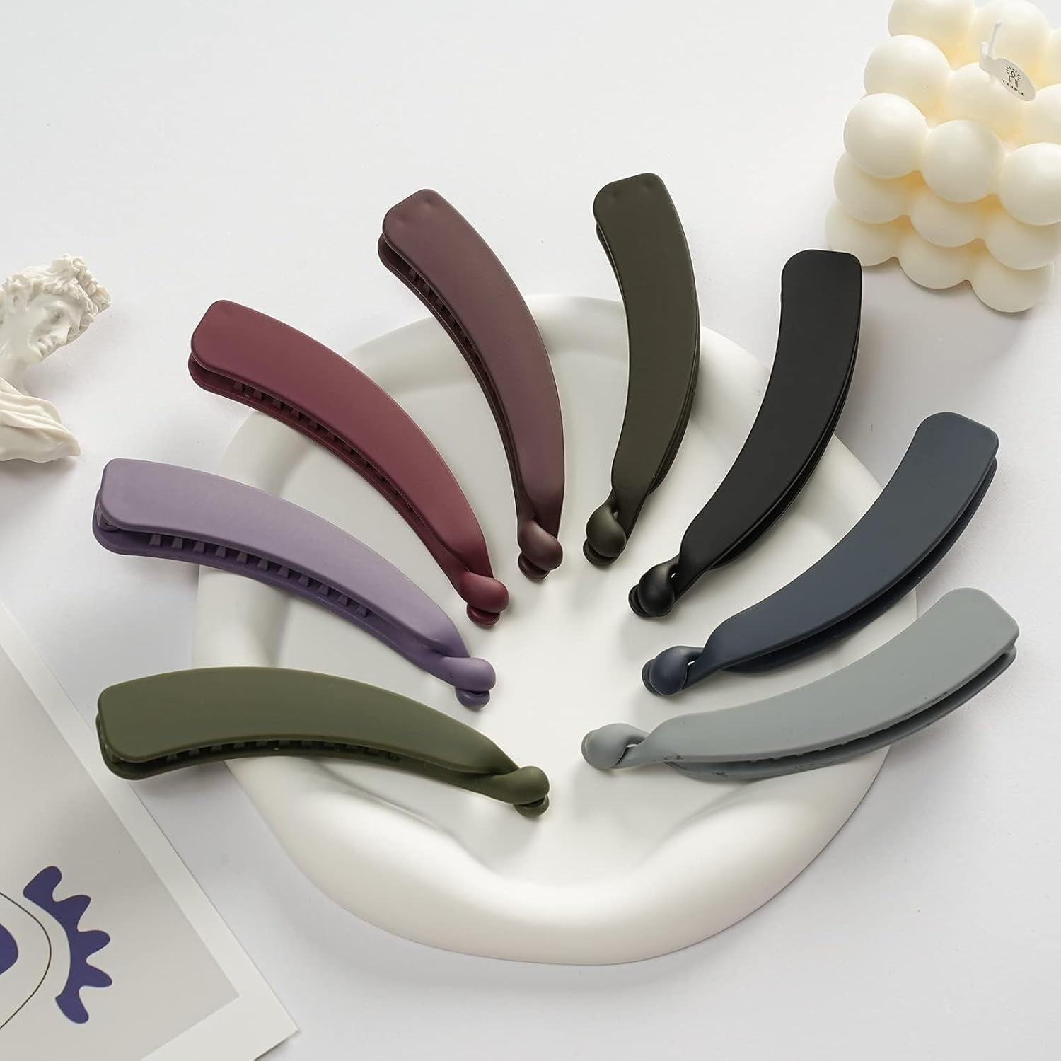 8 Pcs Banana Hair Clips for Women with Thin Hair. 4.3