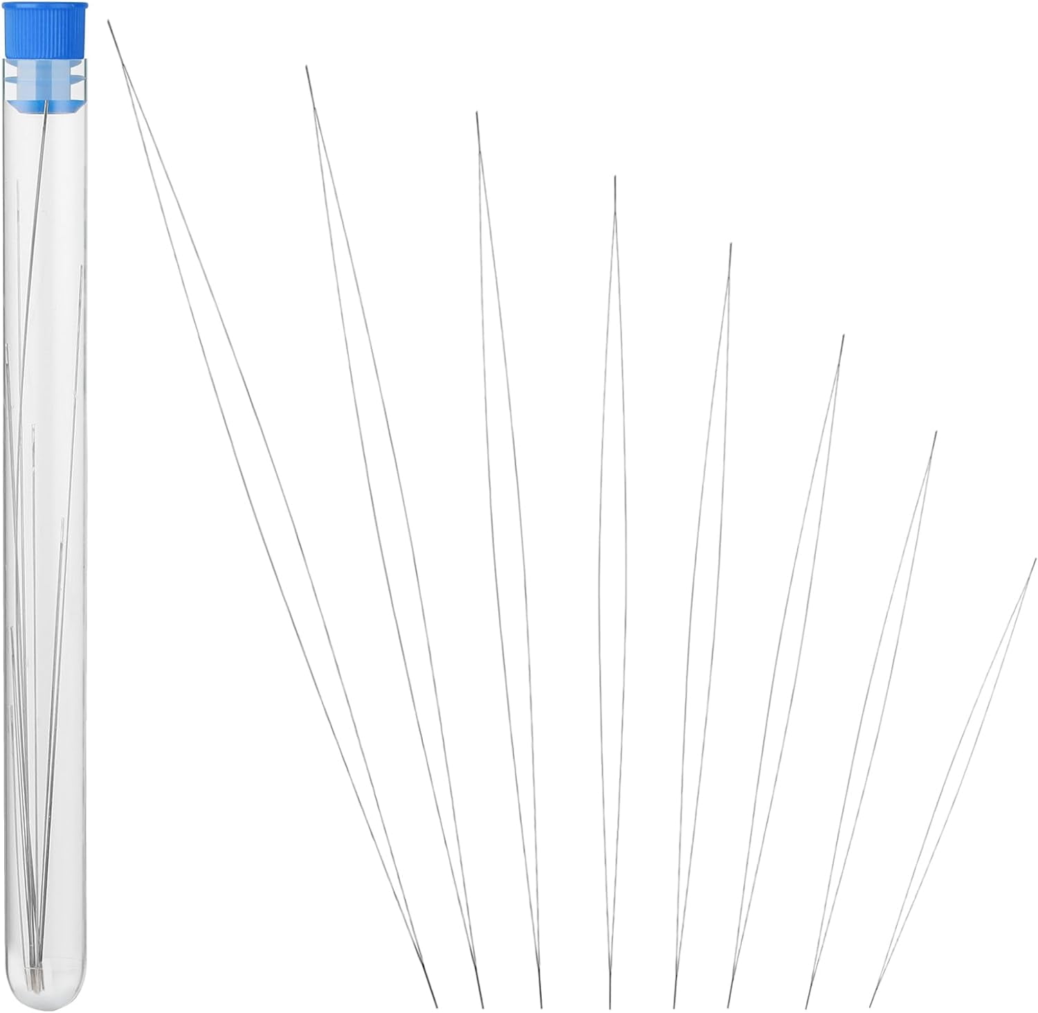 8 Pcs Beading Needles 8 Sizes Bead Needles Big Eye Beading Needles Set ...