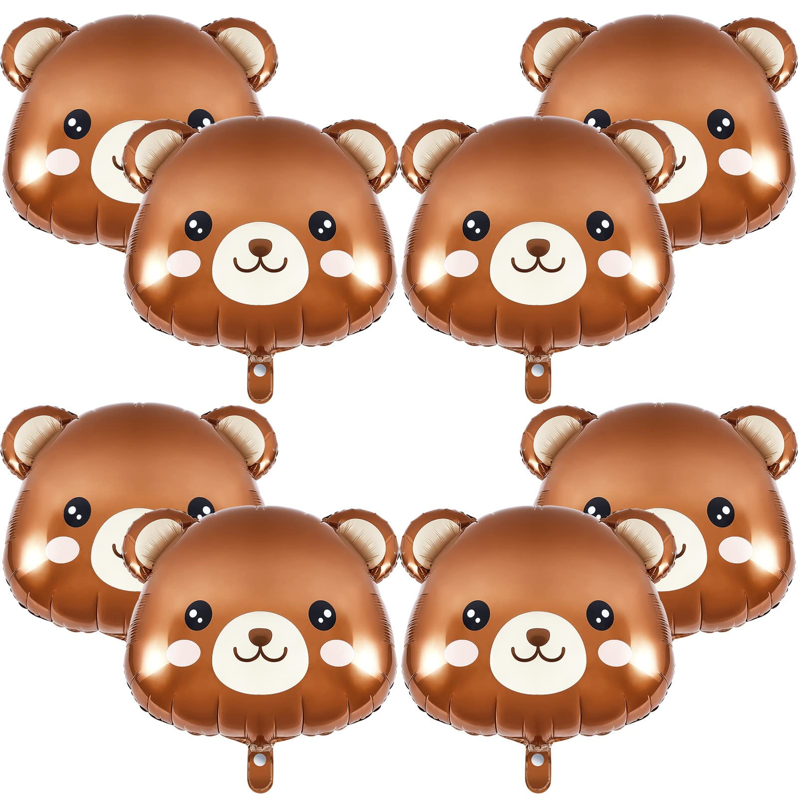8 Pcs Bear Balloons YPF5 21x22 Inch Bear Shaped Balloons Bear Baby ...