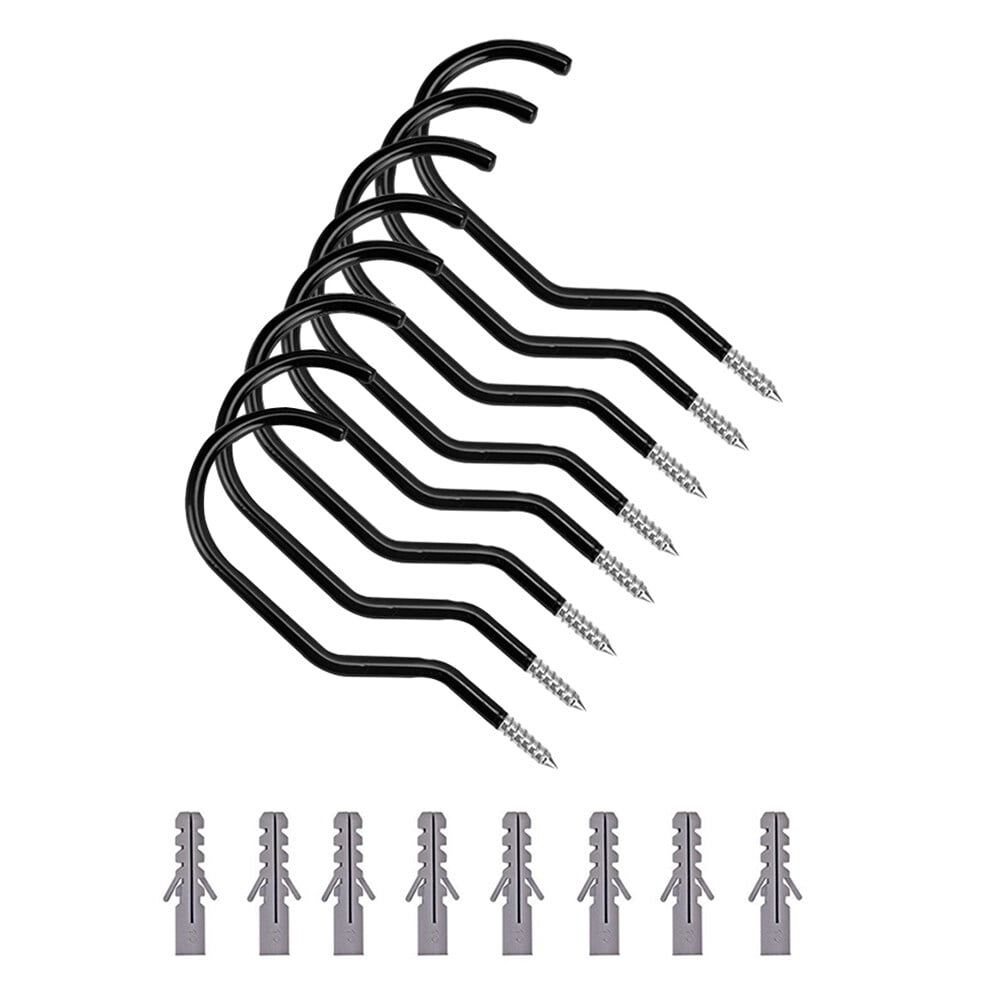 8 Pcs Bike Hook with Bolts Space-saving Hook Bike Storage Hooks Wall ...