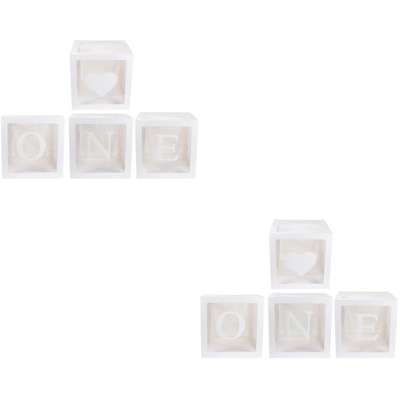 8 Pcs Birthday Balloons Boxes Party Decorations Balloons Case Balloon ...