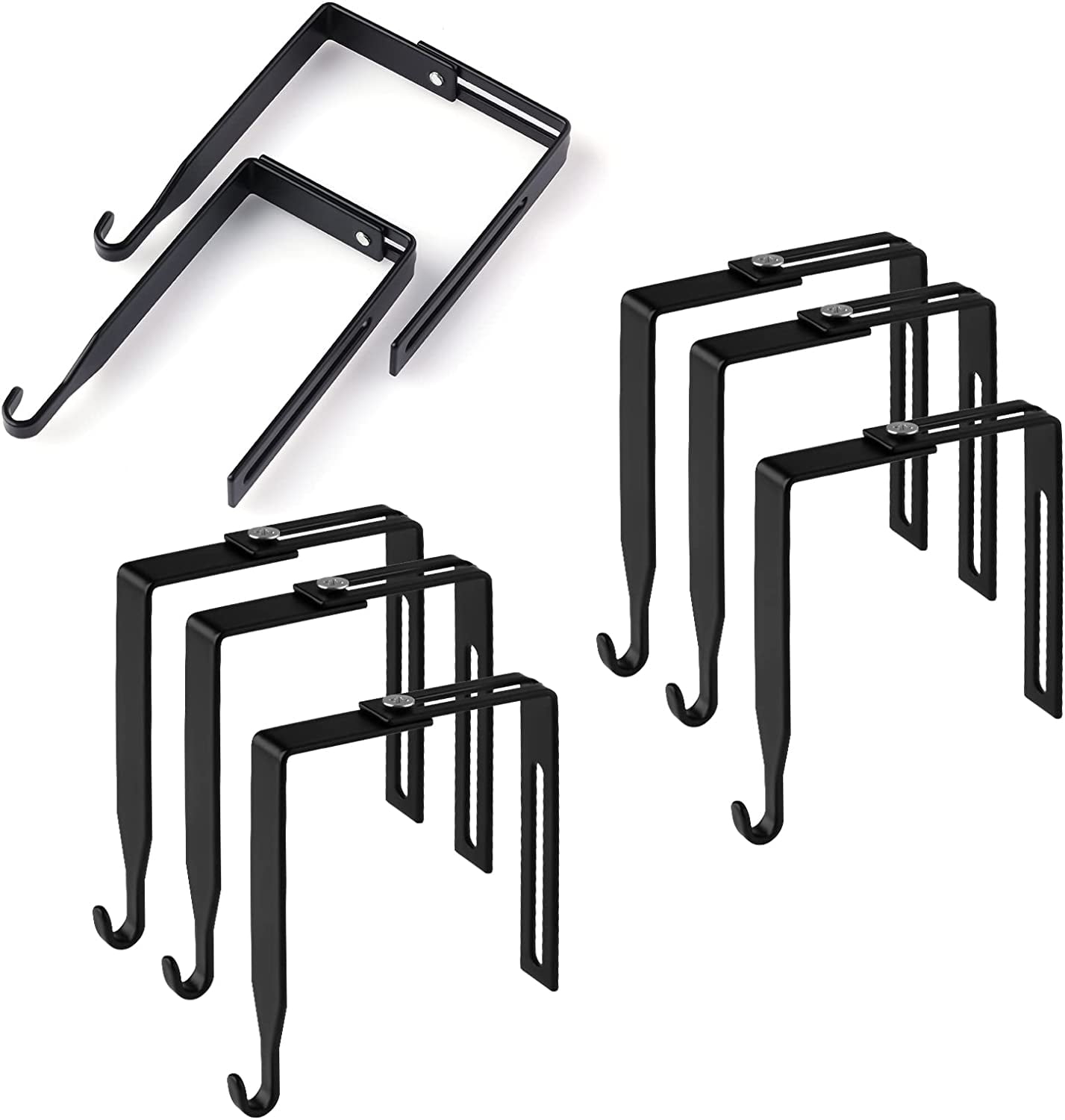 8pcs Adjustable Cubicle Hangers, Metal Cubicle Hooks for Hanging Over ...