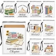 8 Pcs Book Sleeve with Zipper and Pocket, Book Club Gift Book ...