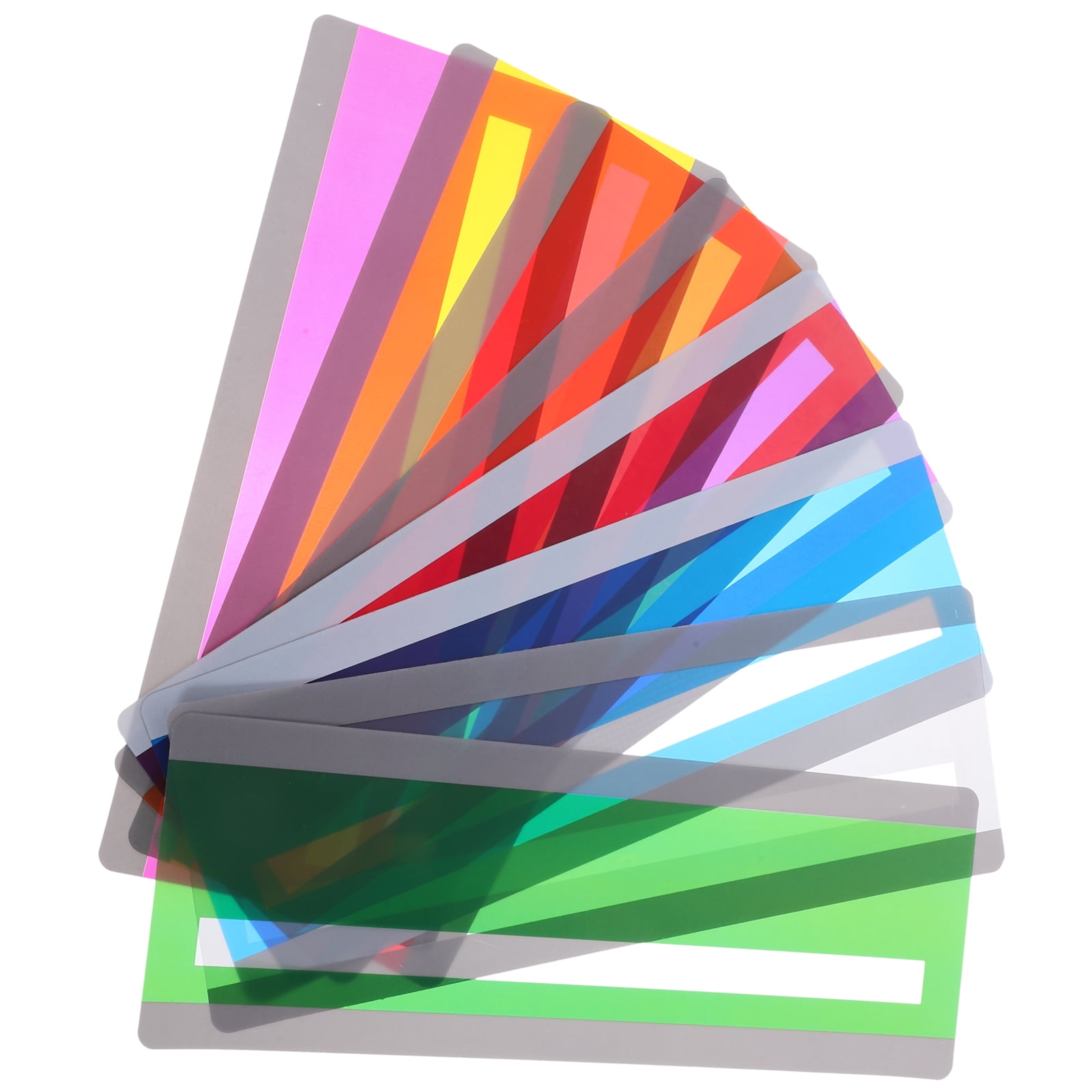 8pcs Colored Overlays Bookmark Highlight Strips for Students Colorful ...