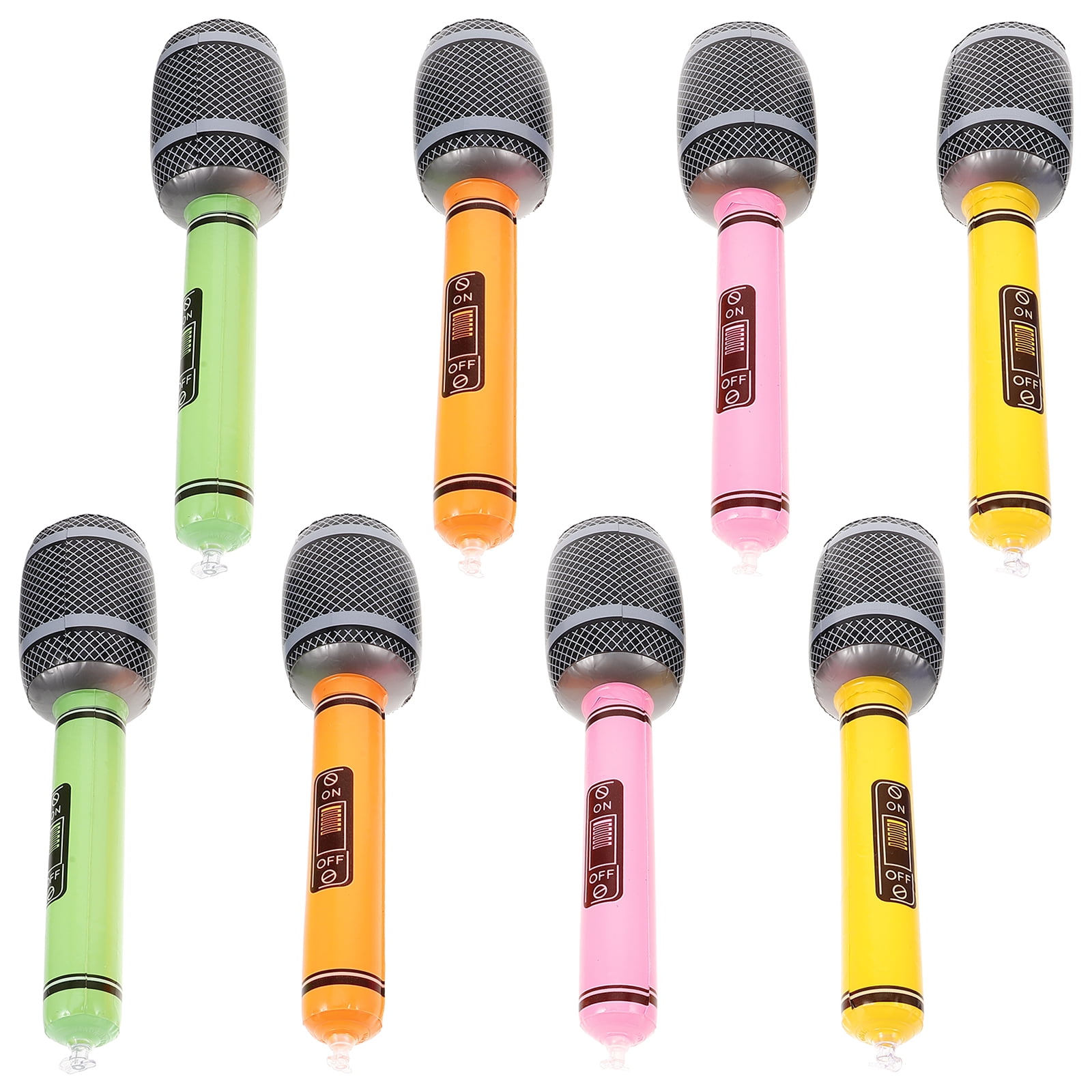 8 Pcs Boom Inflatable Microphone Child 35.00X8.00X8.00CM - Walmart.com