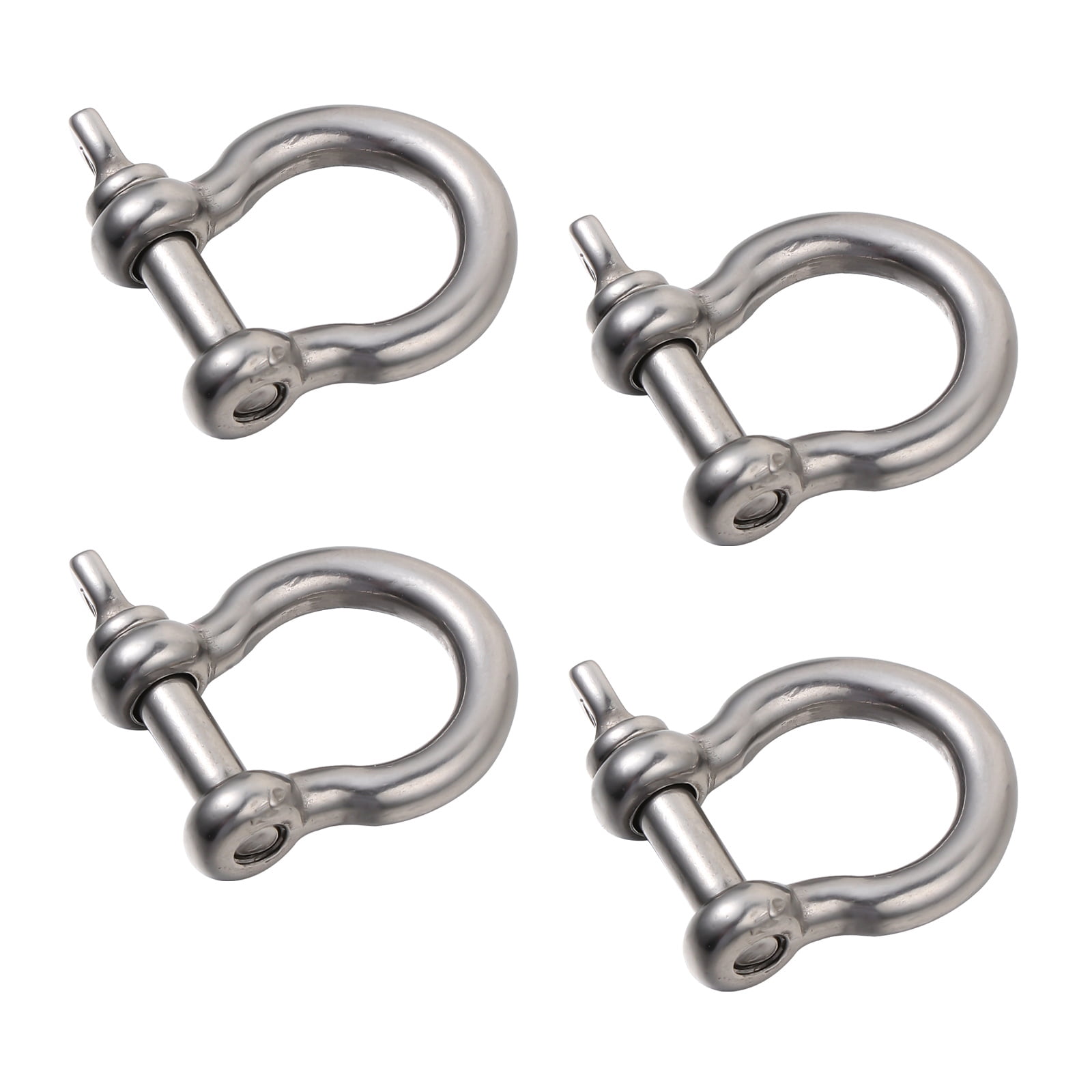 8 Pcs Bow Buckle Steel Shackles Durable Metal Stainless Chains Heavy ...