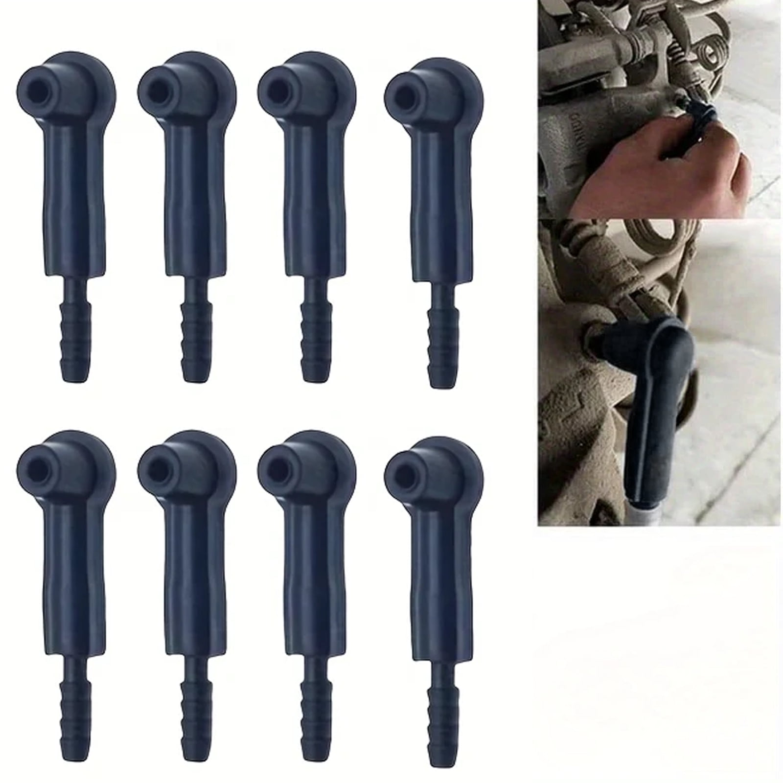 8 Pcs Brake Bleeder Adapter Joint Kit Exchange Tool Connector Brake ...