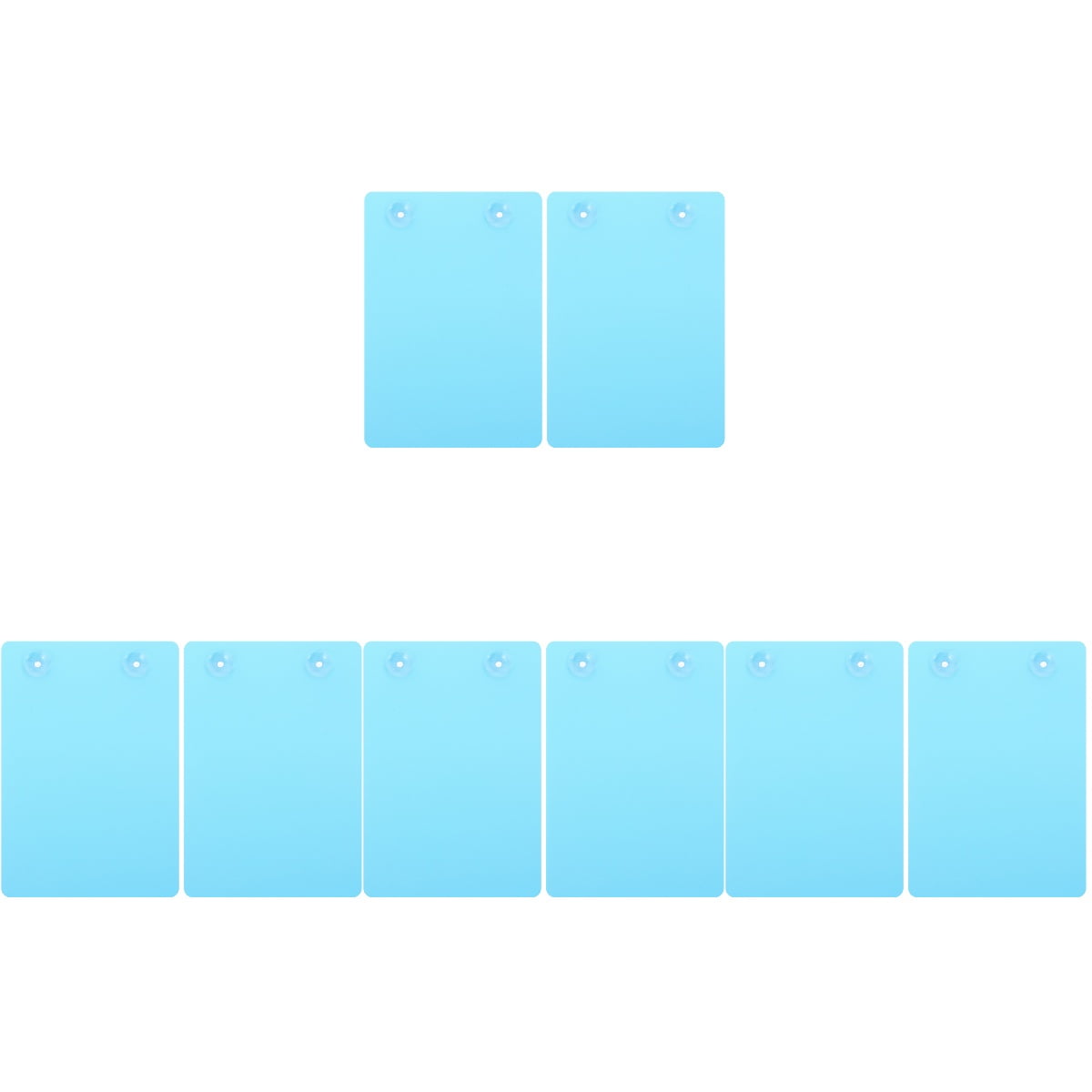 8 Pcs Slate for Fish Tank Lightweight Fish Spawning Plate Suction Cup ...