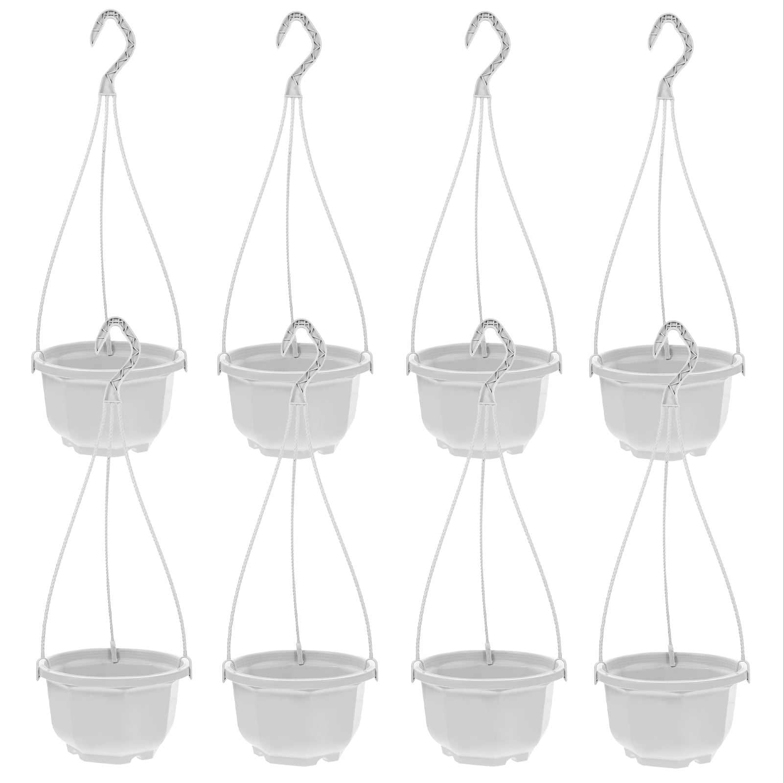 8Pcs Hanging Flower Pot Brackets for Suspended Planters - Walmart.com