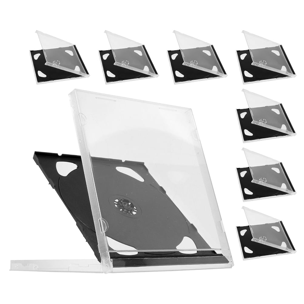 8 Pcs CD Case Disc Storage Holder CD Dvd Case CD Jewel Cases Disc ...