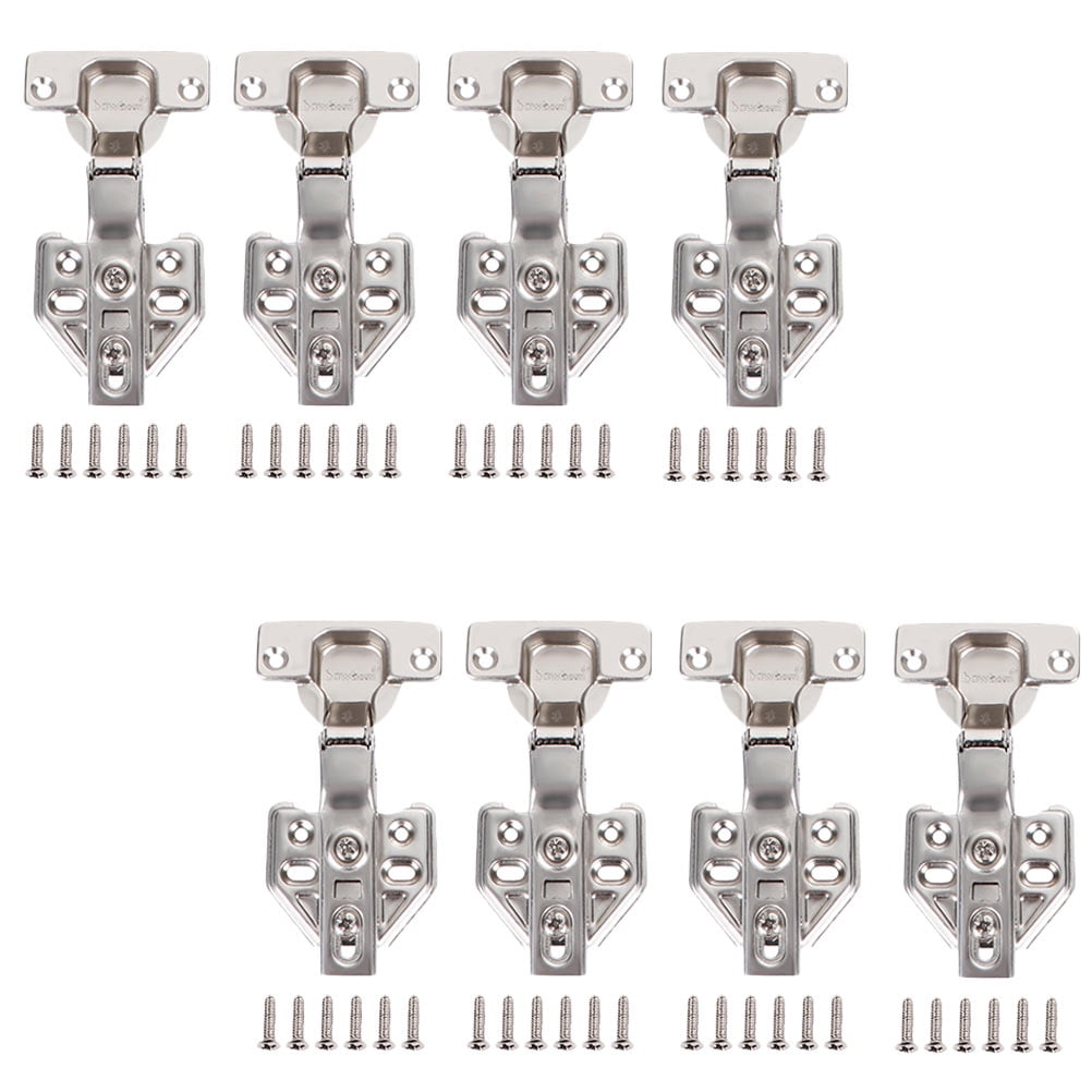 8 Pcs Cabinet Hinge Hydraulic Furniture Hinge Damper Buffer Home ...