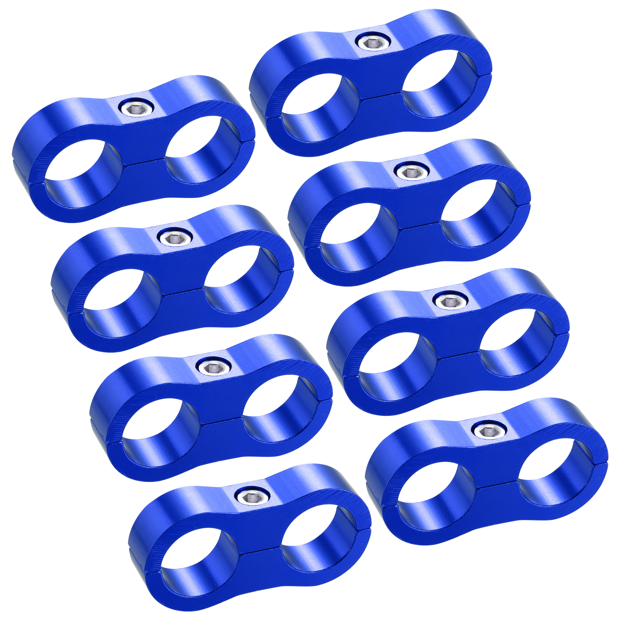 8 Pcs Car AN10 Hose Separator Clamp Fitting Adapter for 5/8 Fuel Hose ...
