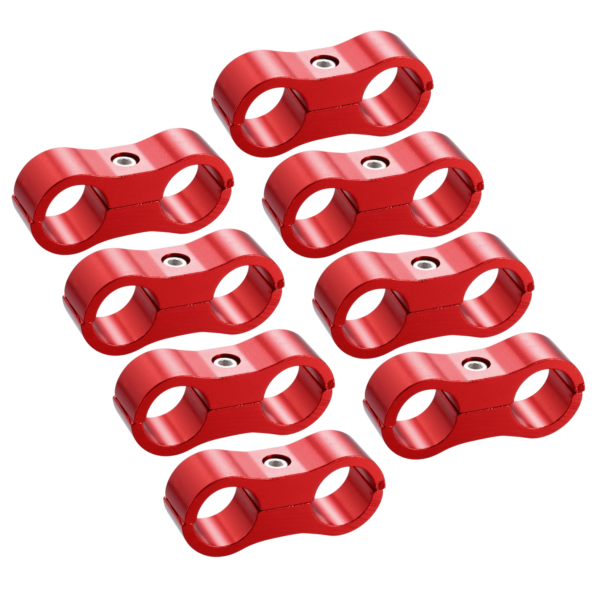 8 Pcs Car AN6 Hose Separator Clamp Fitting Adapter for 3/8 Fuel Hose ...